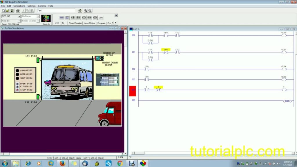 Belajar PLC dengan LogixPro Level 1 & 2 ( Simulator door ) | TEKNIK ... Belajar PLC dengan LogixPro Level 1 & 2 ( Simulator door ) | TEKNIK ...